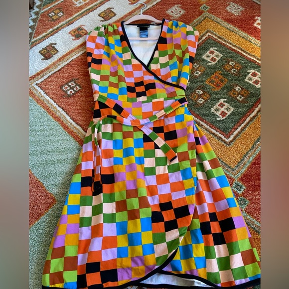 Nooworks | Dresses | Nooworks Carnival Wrap Dress Xl | Poshmark